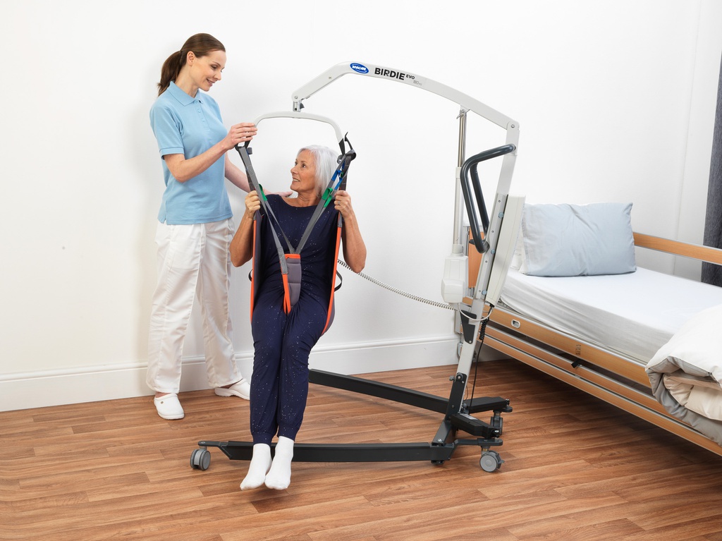 Passieve, elektrische tillift op wielen Invacare Birdie Evo | Zorgpunt